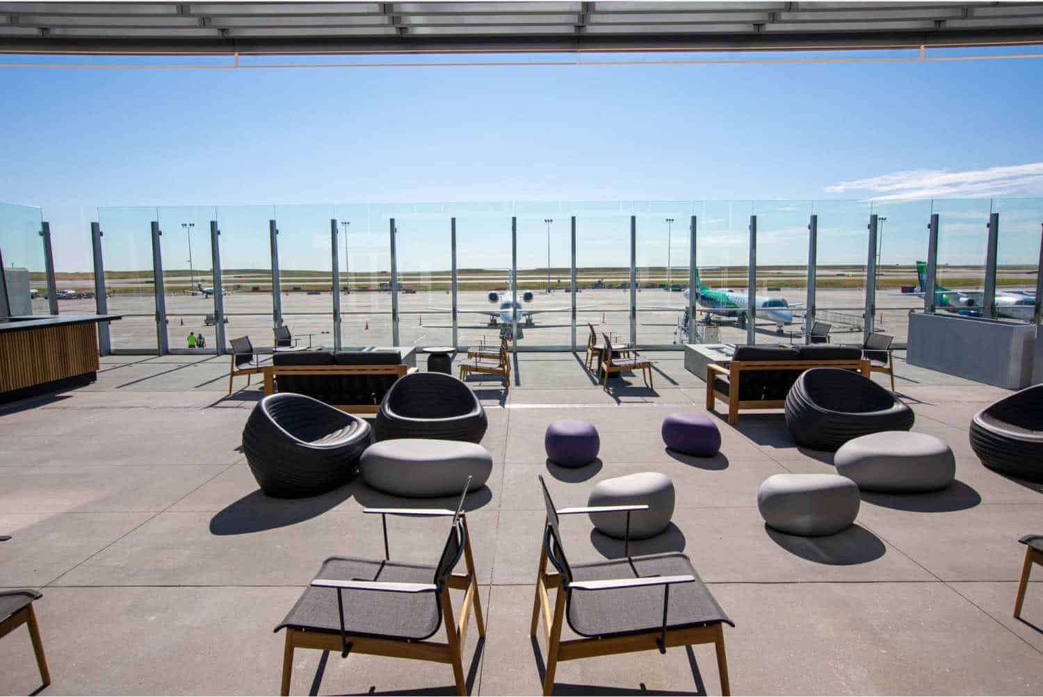 Outdoor Decks and Firepits | Denver International Airport