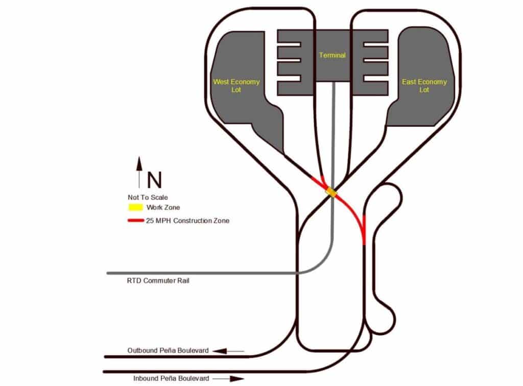 Denver Transit Partners Construction To Reduce Lanes on West Terminal ...
