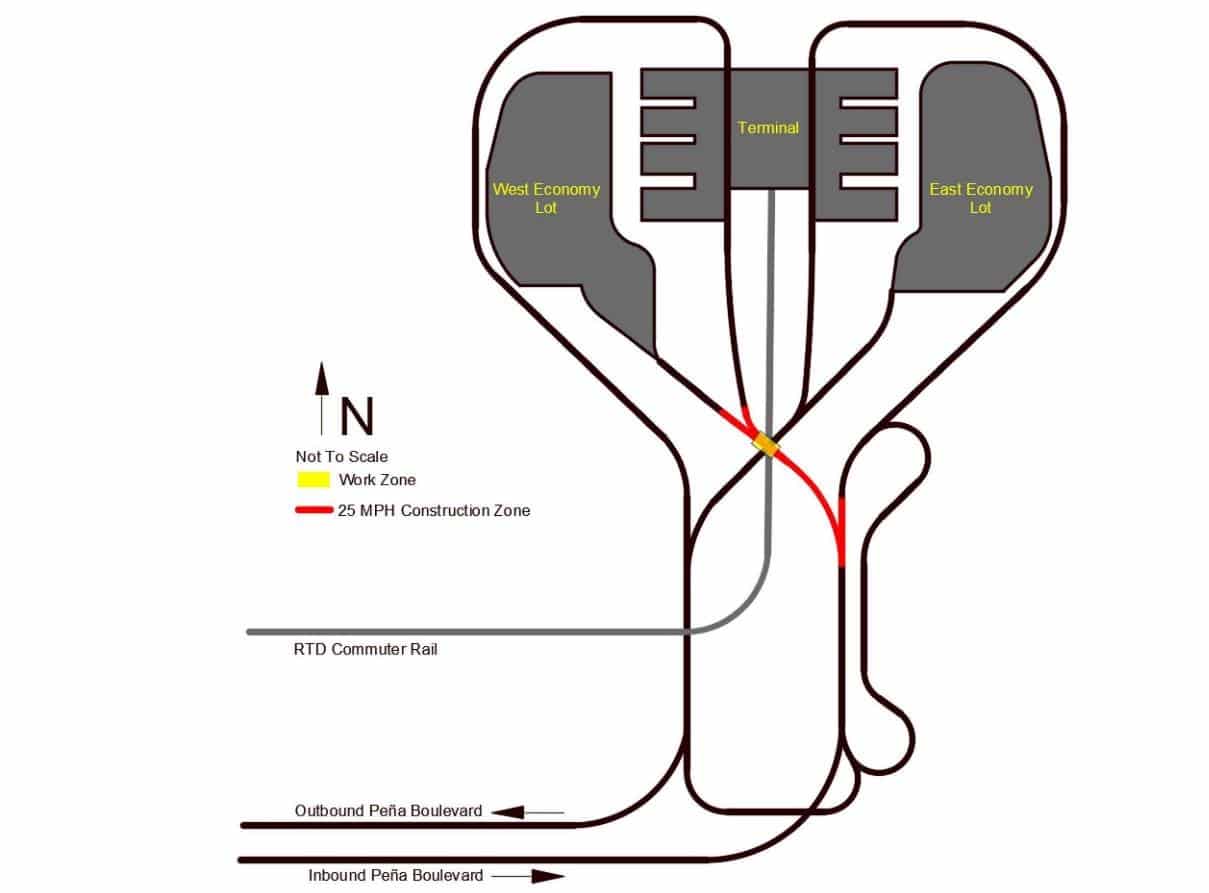 Denver Transit Partners Construction To Reduce Lanes on West Terminal ...
