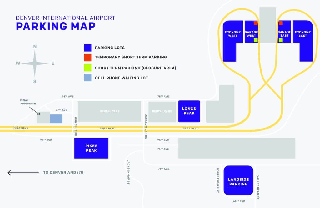 DEN to Temporarily Relocate Short-Term Parking | Denver International ...
